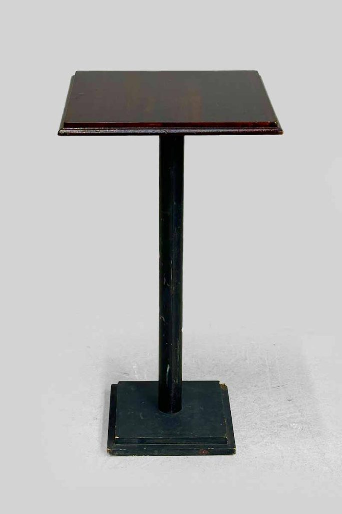 Black Metal Pedestal Poser Table – Base Only (standard poser table ...