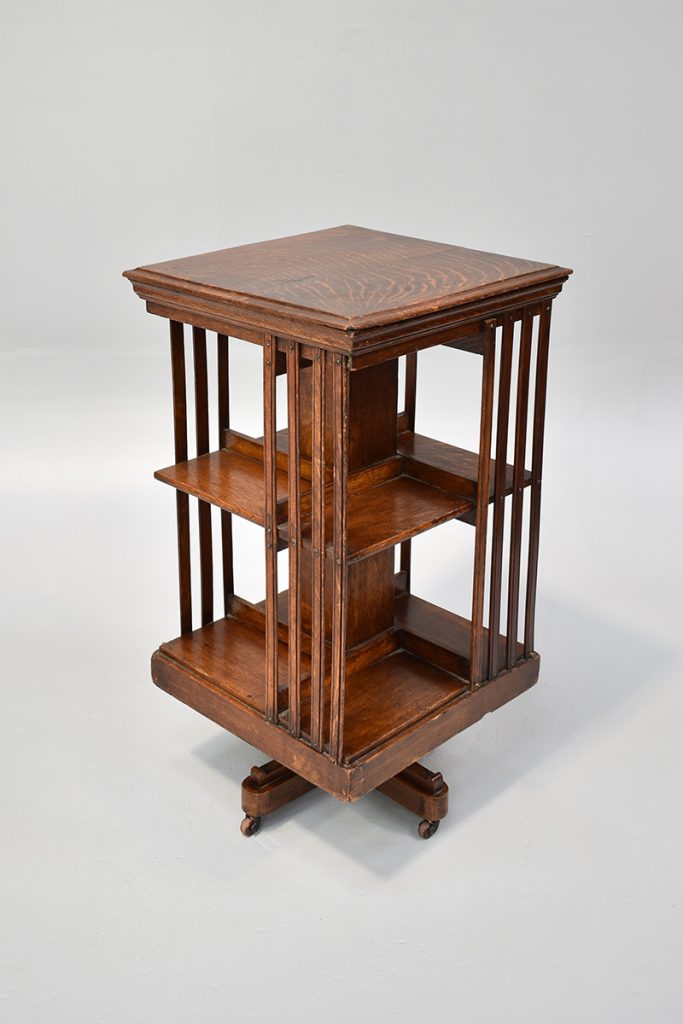 Oak Revolving Bookcase - The Classic Prop Hire Company