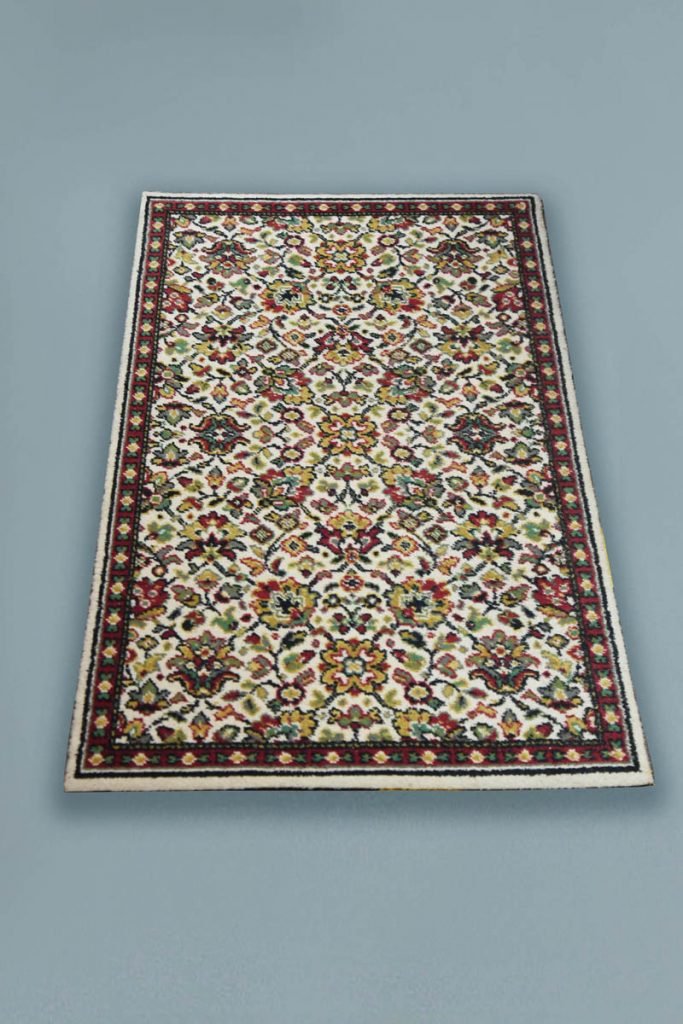 6’3″ x 5’6″ Cream Ground Rug With Heavy Floral Pattern – The Classic ...
