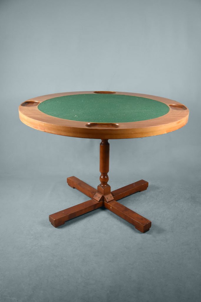 Card Table Tops Only Green - The Classic Prop Hire Company