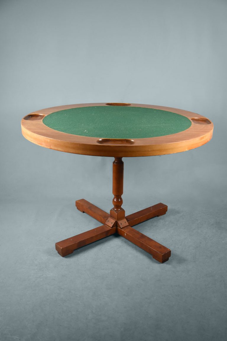 Card Table Tops Only Green - The Classic Prop Hire Company